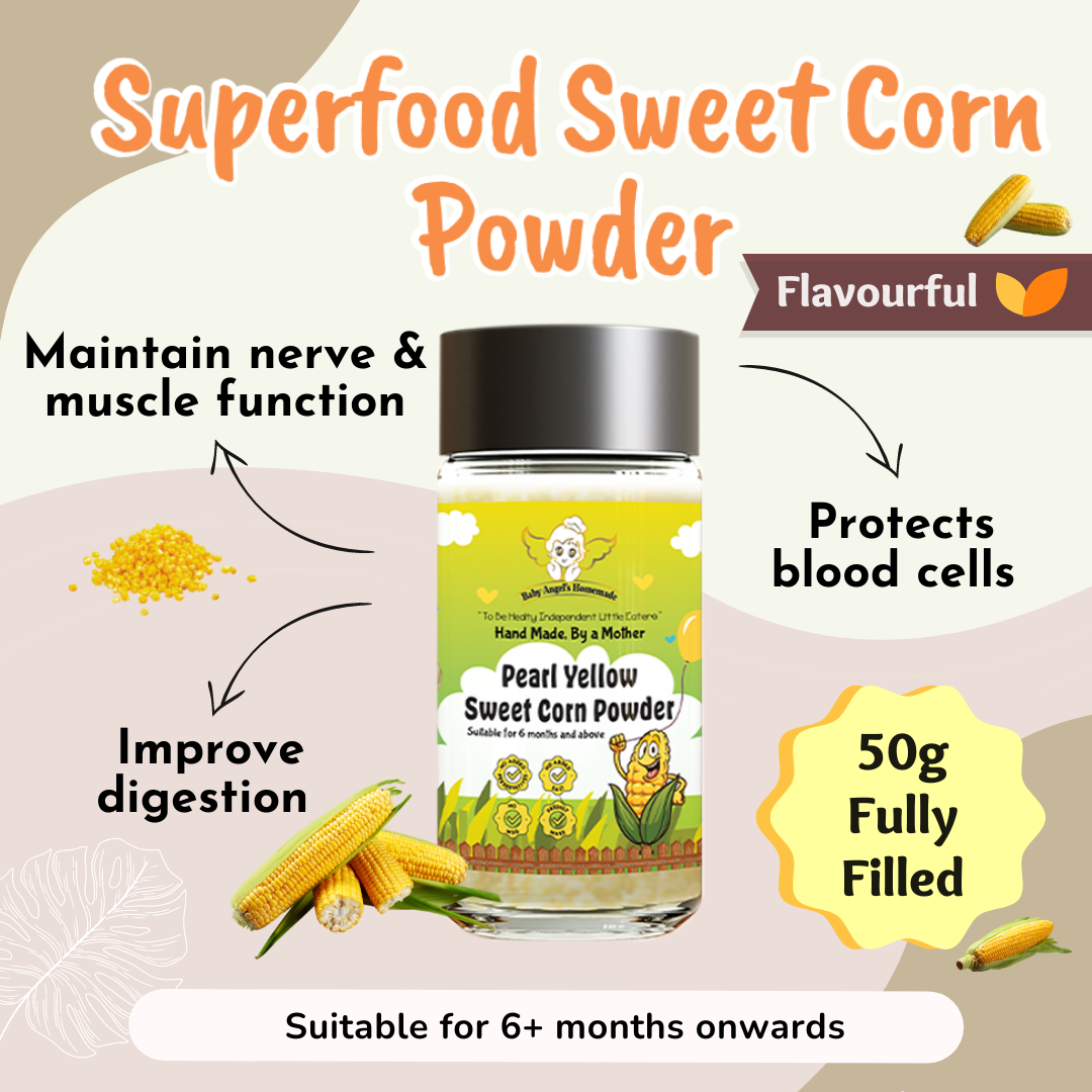 SuperFood Sweet Corn Powder – Baby Angels Homemade