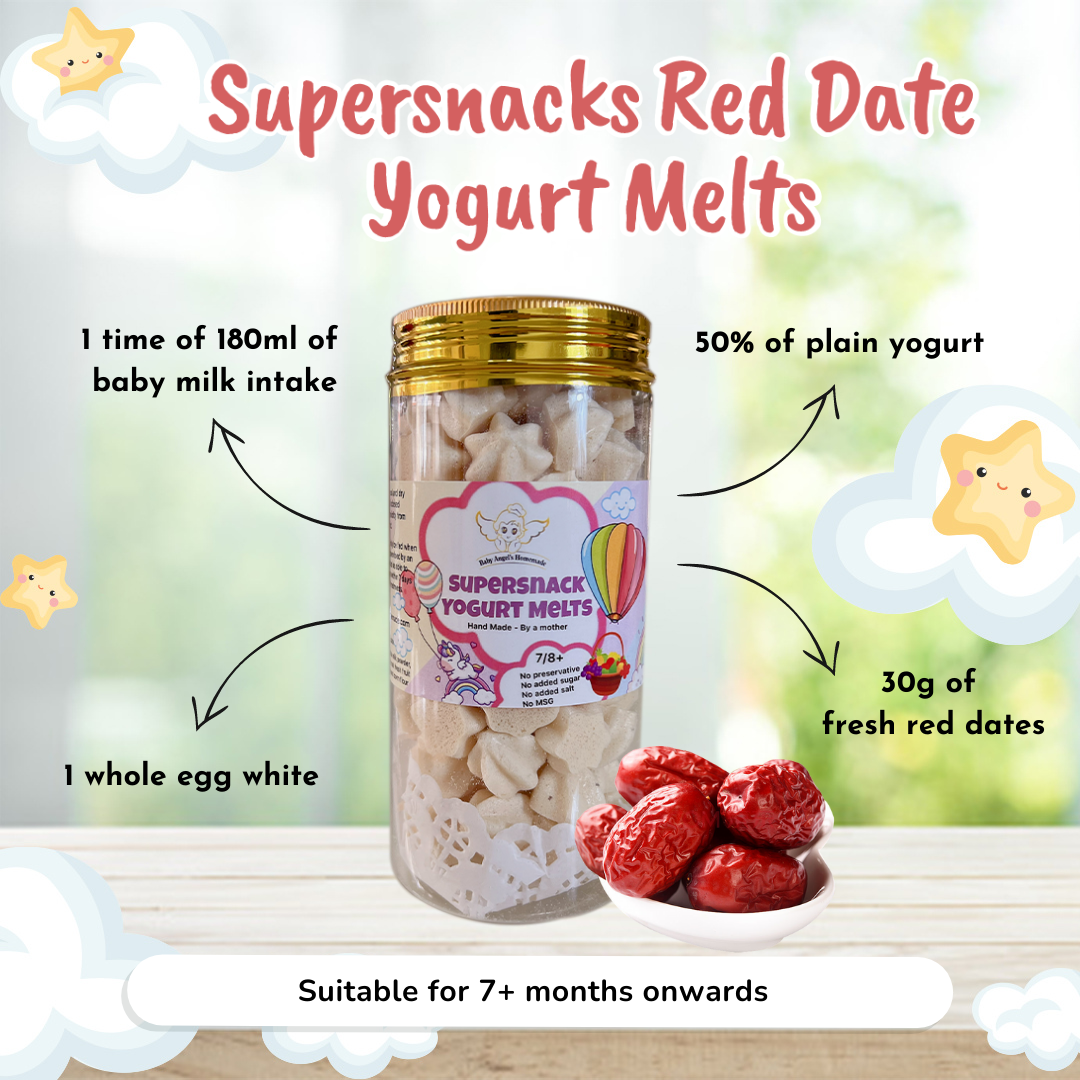 Supersnacks Red Date Yogurt Melts – Baby Angels Homemade