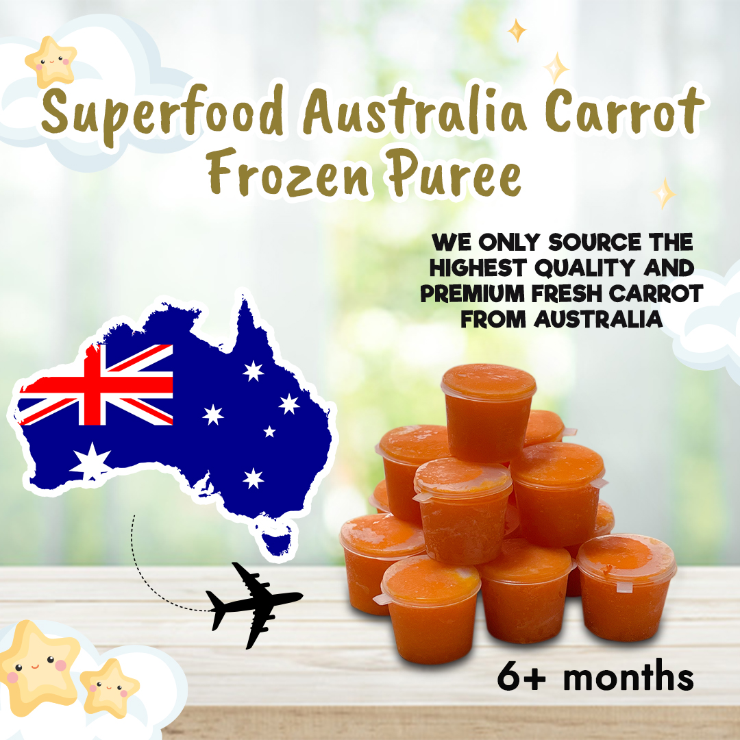 Superfood Australia Carrot Frozen Puree – Baby Angels Homemade